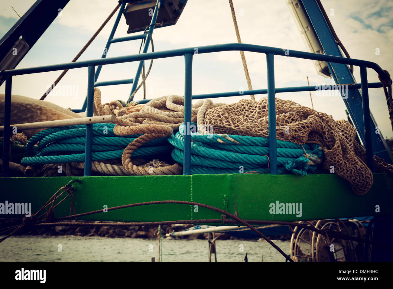 Vintage fishing boat hi-res stock photography and images - Alamy