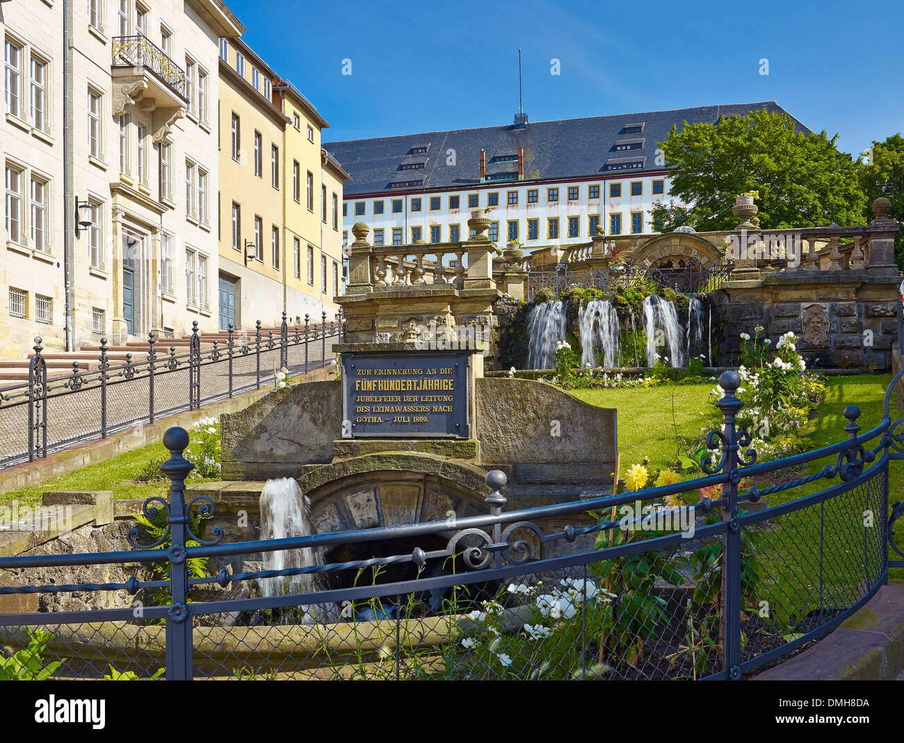 Access to Friedenstein Castle in Gotha, Thuringia, Germany Stock Photo ...