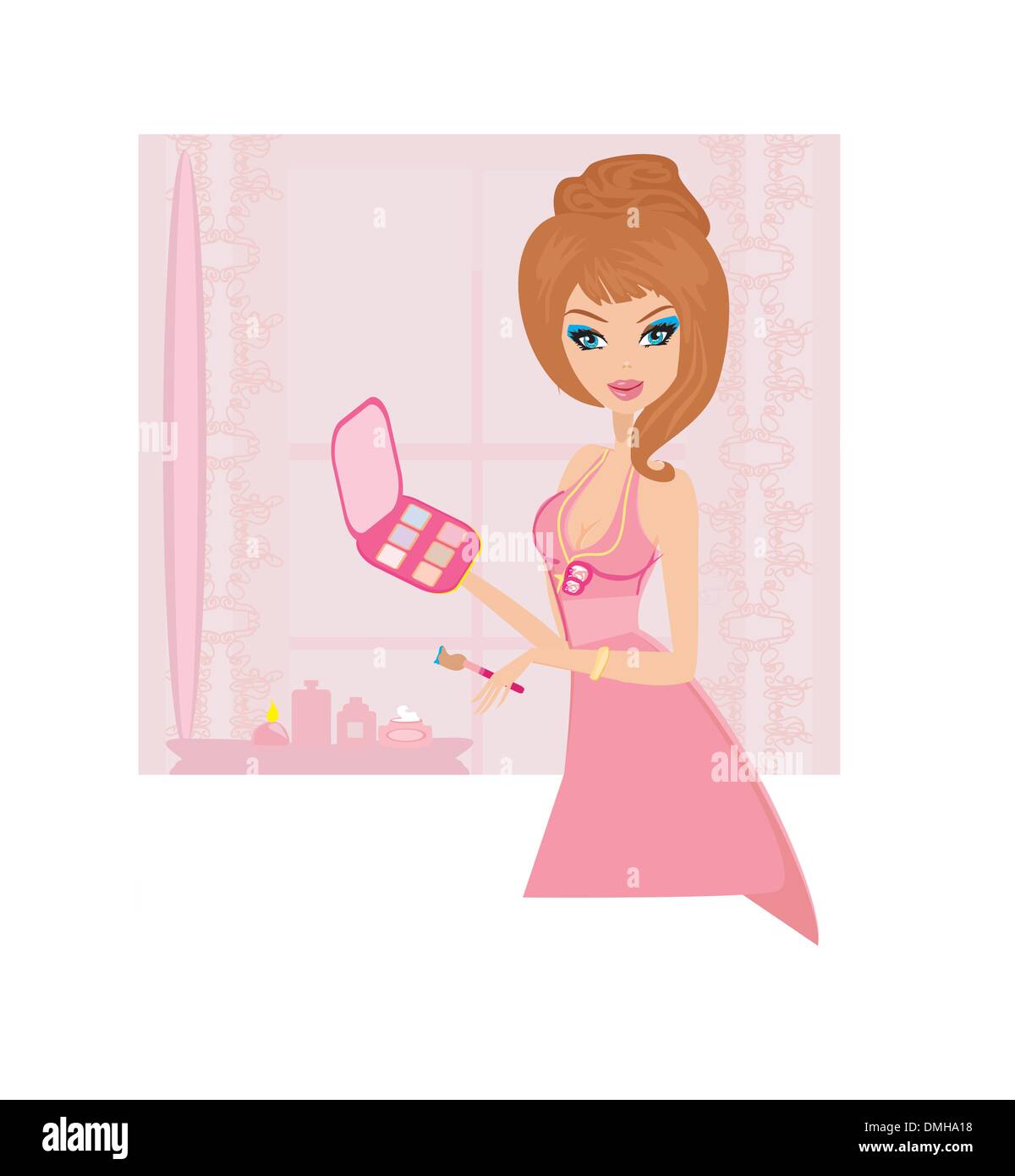 Women and home Stock Vector Images - Alamy