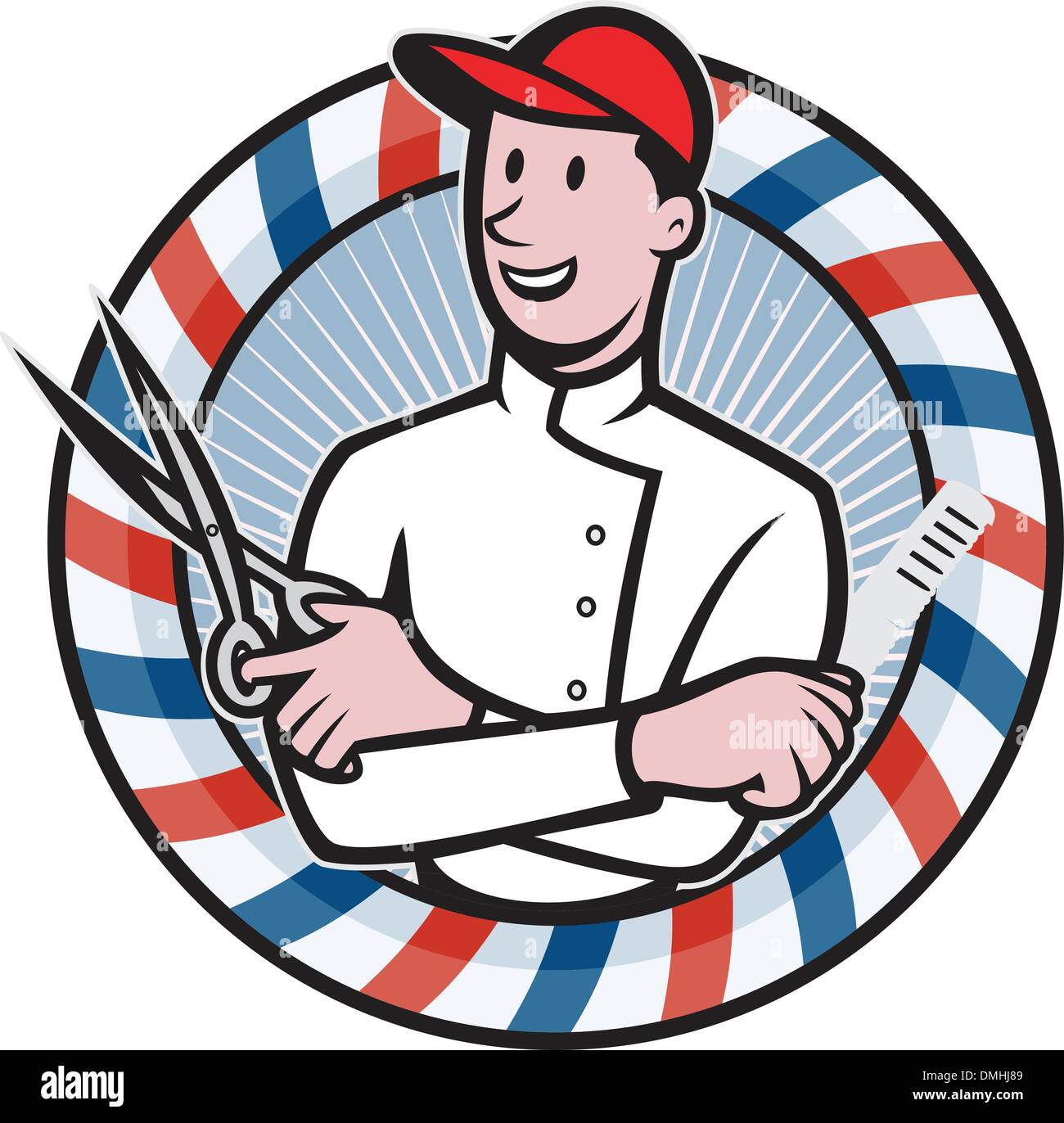 Cartoon scissors Stock Vector Images - Alamy