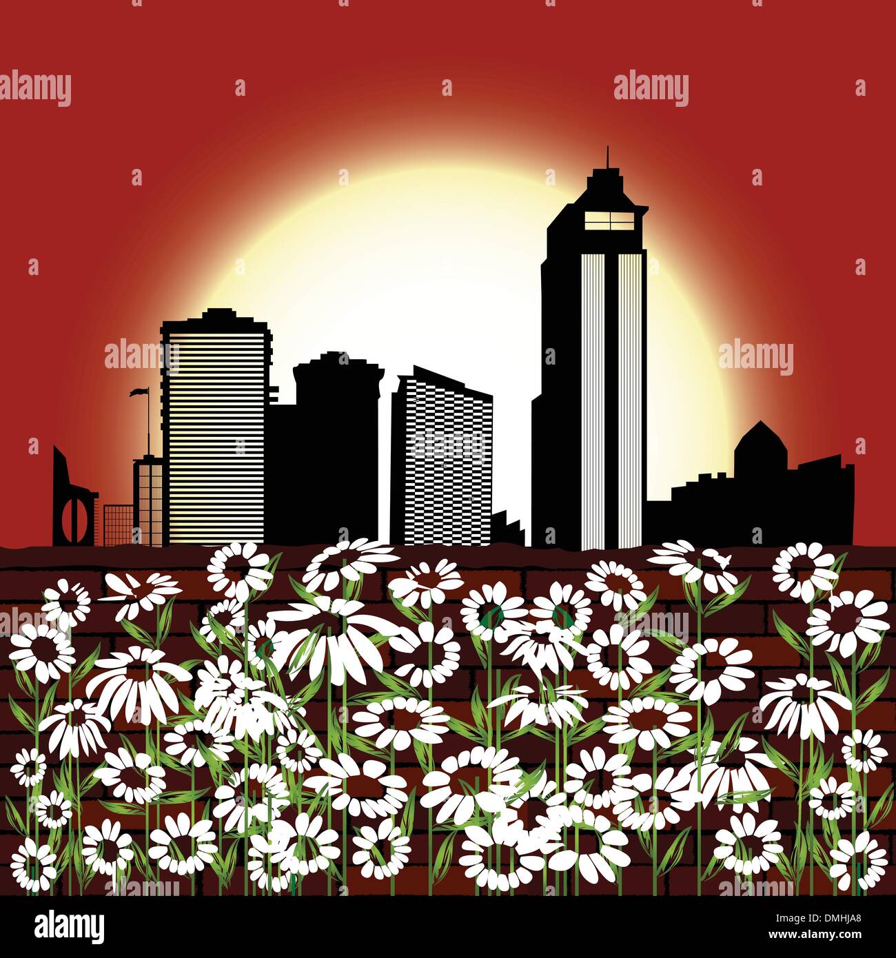 Urban city avenue Stock Vector Images - Alamy