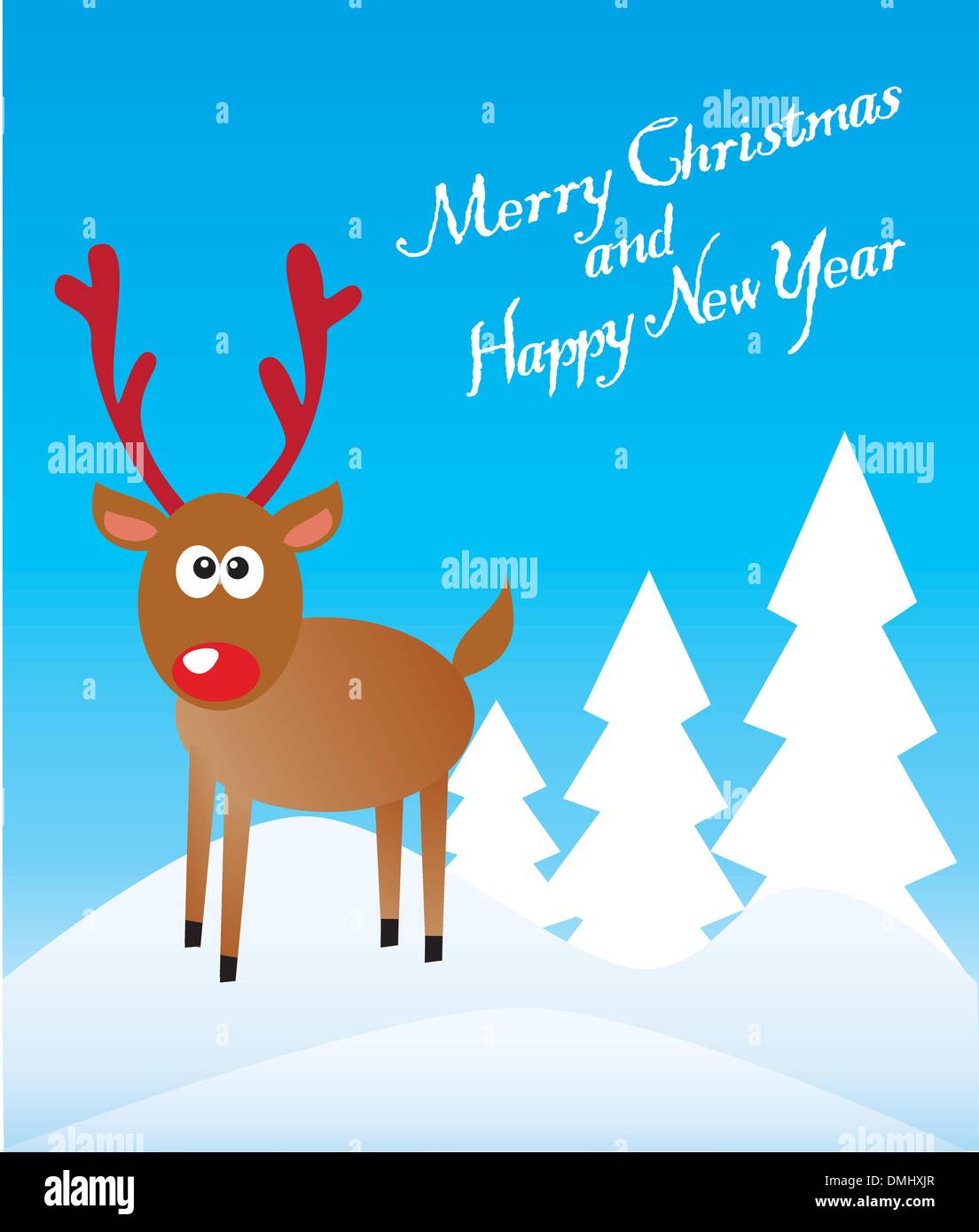 Rudolf vector vectors Stock Vector Images - Alamy