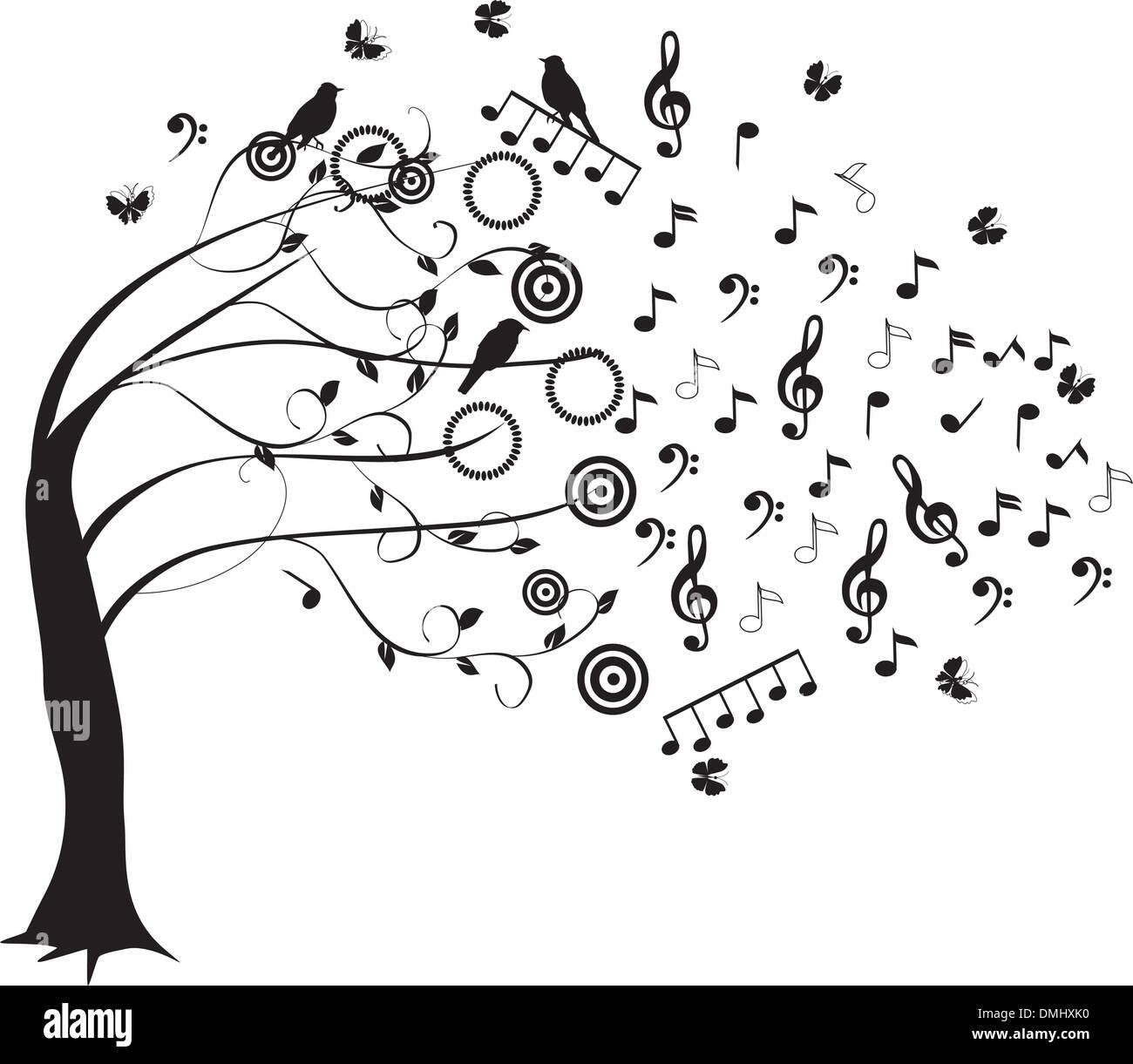 Piano dance music Stock Vector Images - Alamy