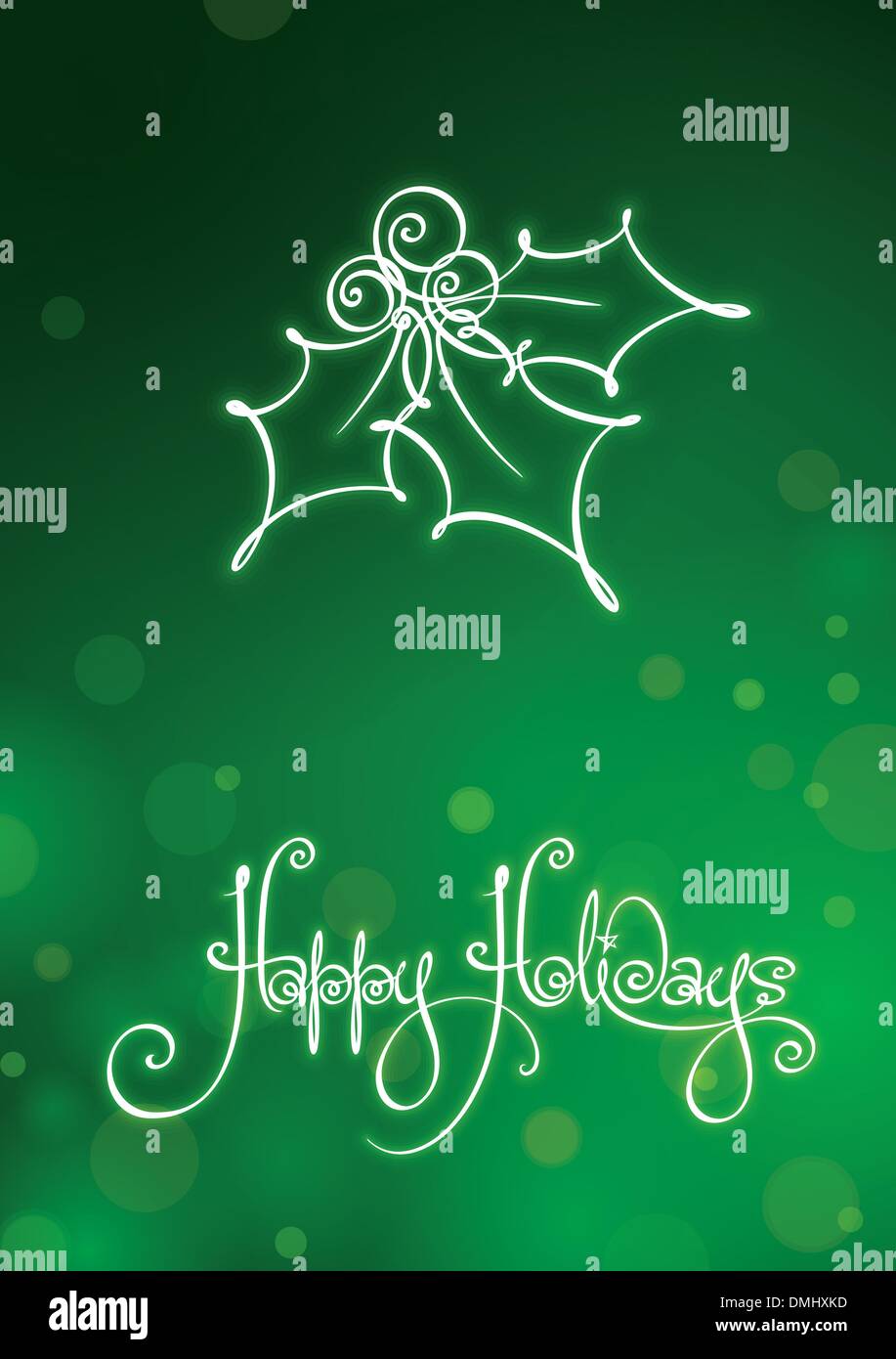 Happy holidays blue winter Stock Vector Images - Alamy