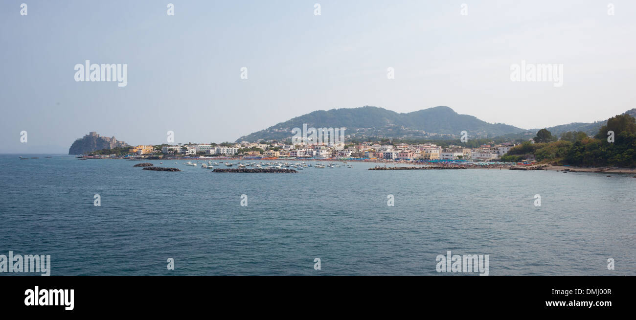 Ischia Porto, Italy, showing harbor district Stock Photo - Alamy