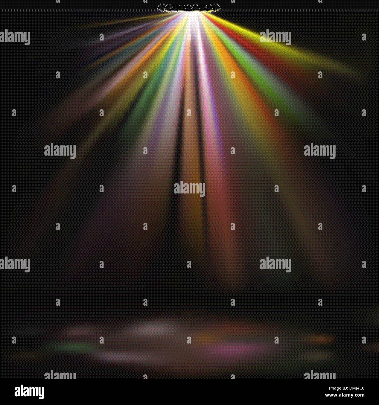 Vector illustration disco lights Stock Vector Images - Alamy