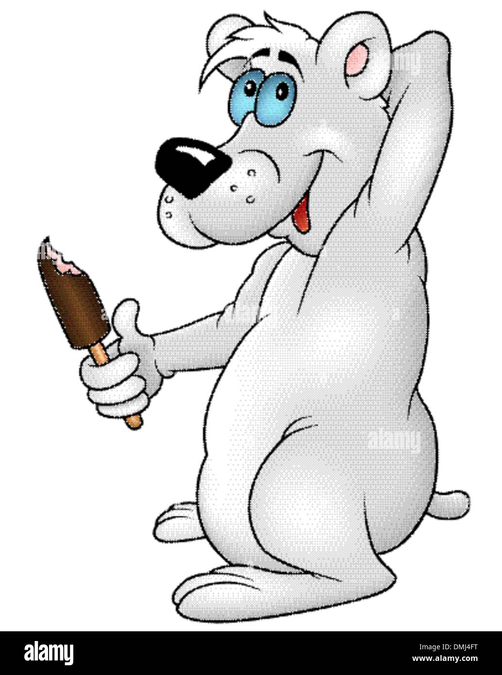 Polar bear cartoons hi-res stock photography and images - Alamy