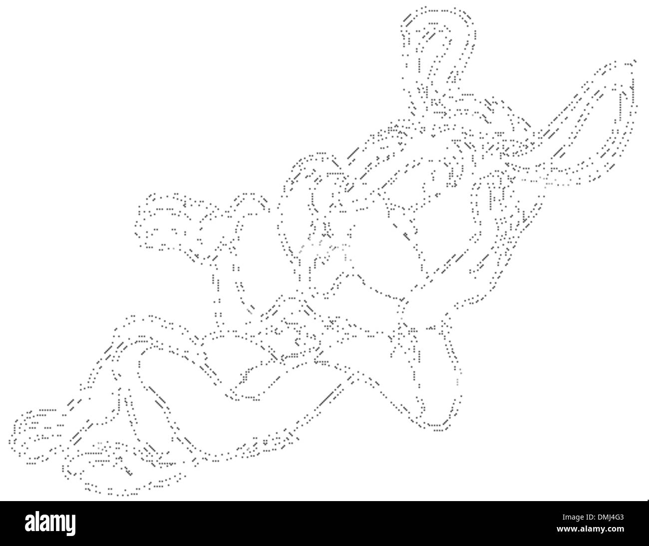 Smiling smile rabbit Black and White Stock Photos & Images - Alamy