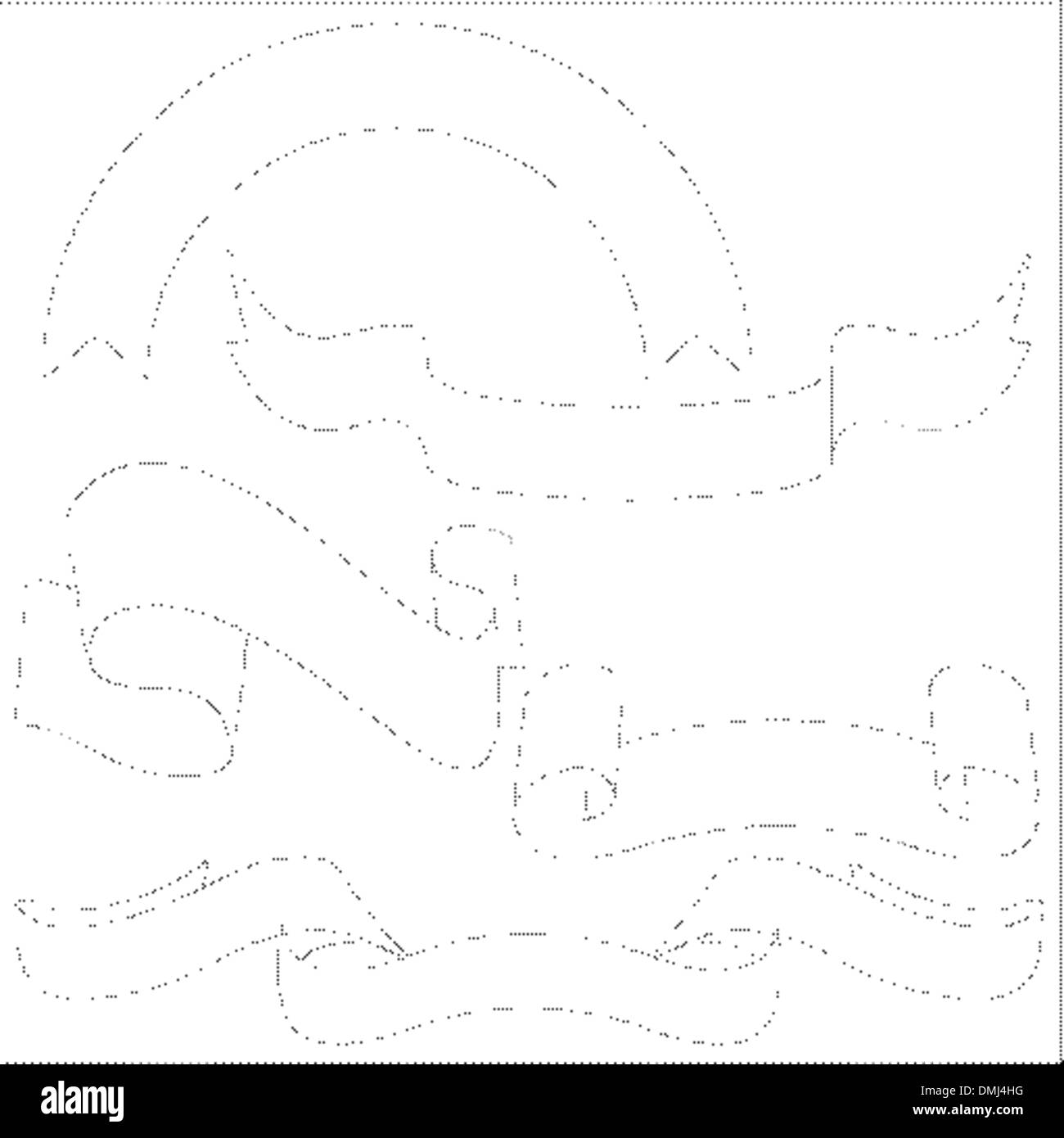 Red ribbon banner Black and White Stock Photos & Images - Alamy