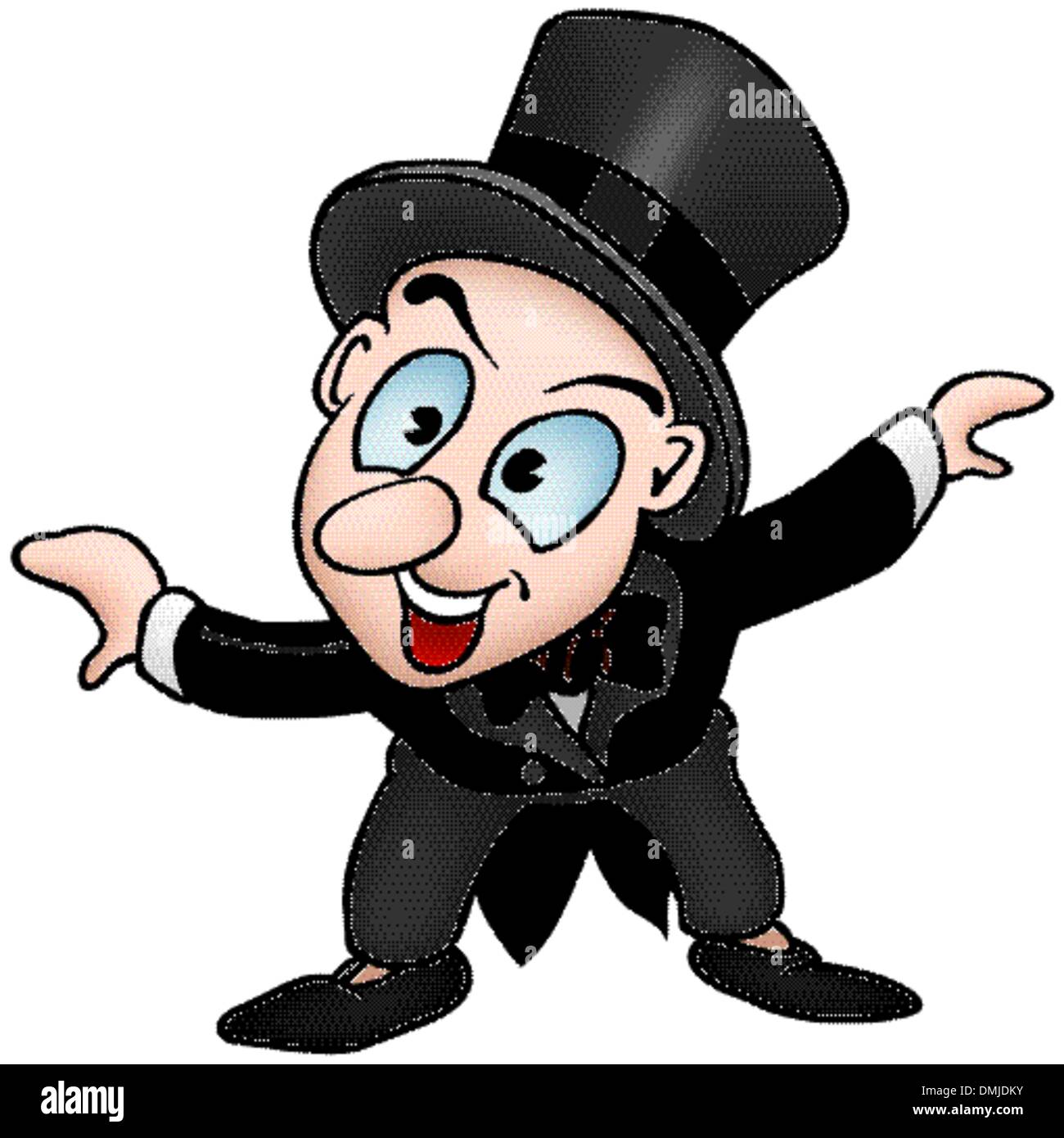Character In Tuxedo Stock Vector Image & Art - Alamy