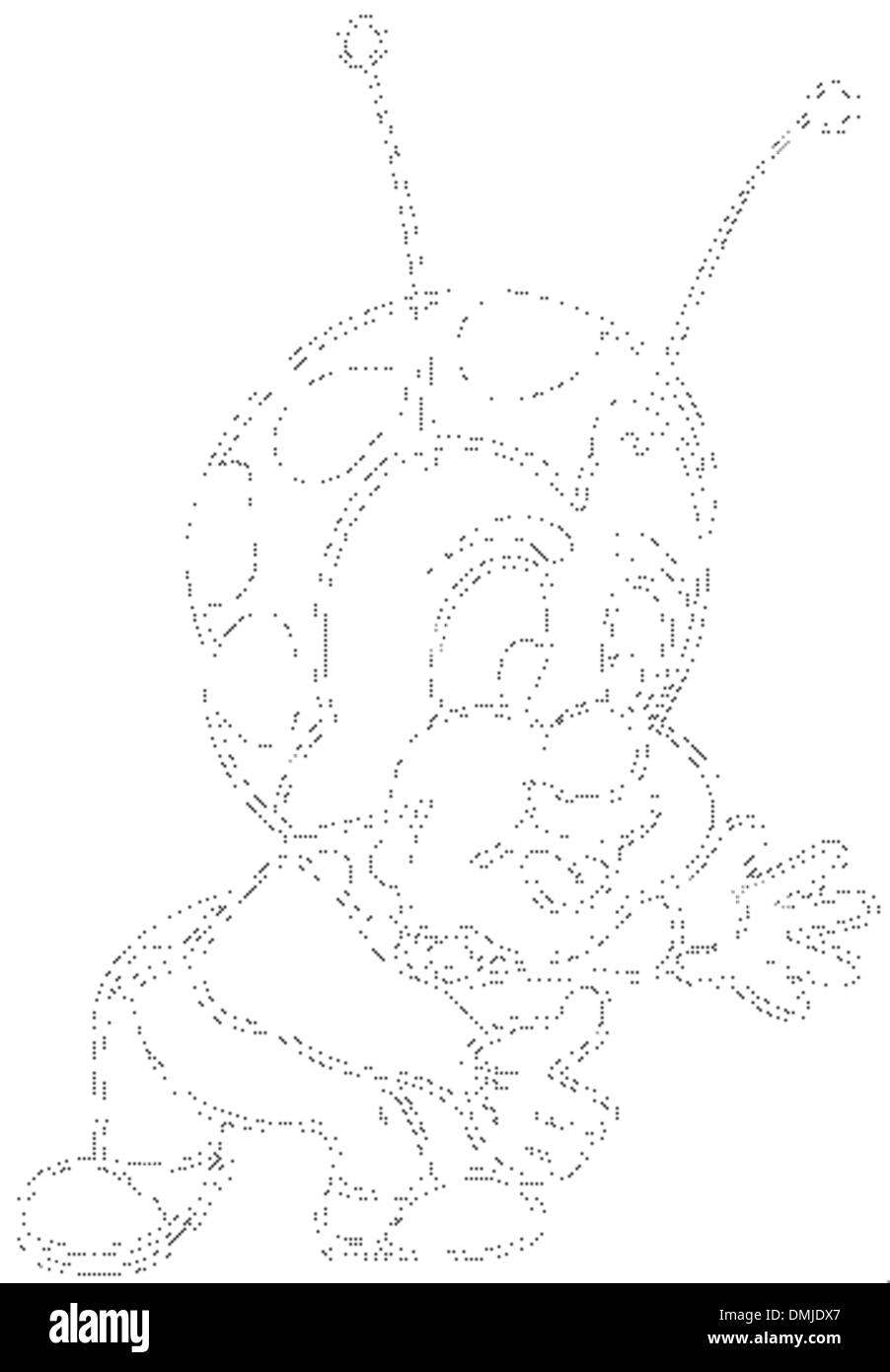 Ladybug insect hand drawn Cut Out Stock Images & Pictures - Alamy