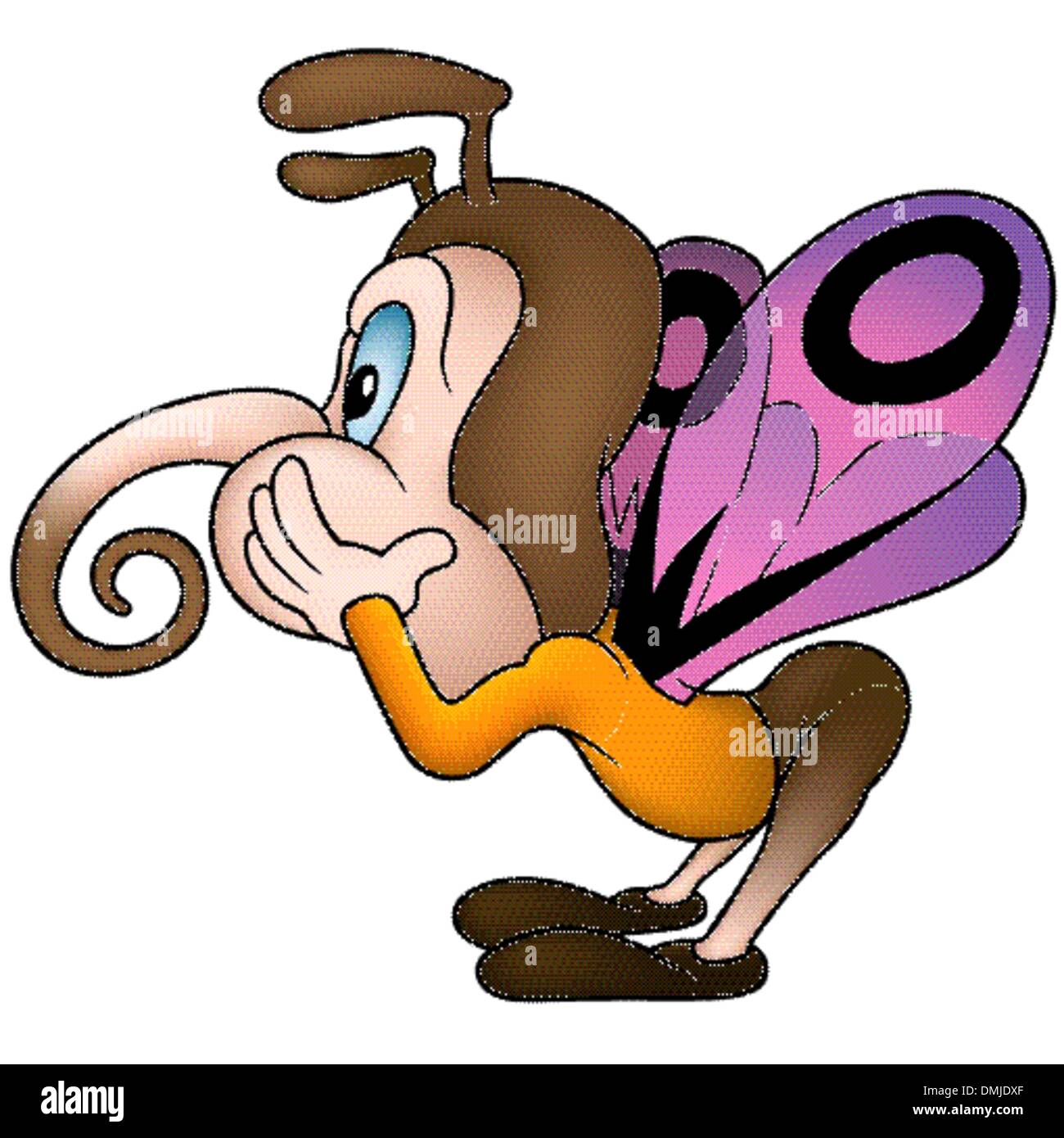 Butterfly hand drawing vector Stock Vector Images - Alamy