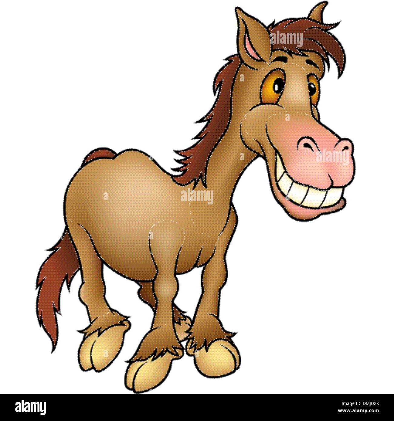 Laughing horse Stock Vector Images - Alamy
