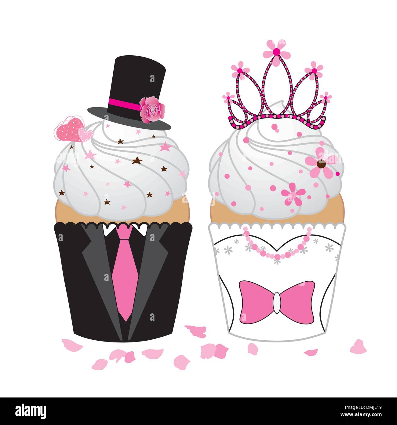 Wedding hat vectors Cut Out Stock Images & Pictures - Alamy