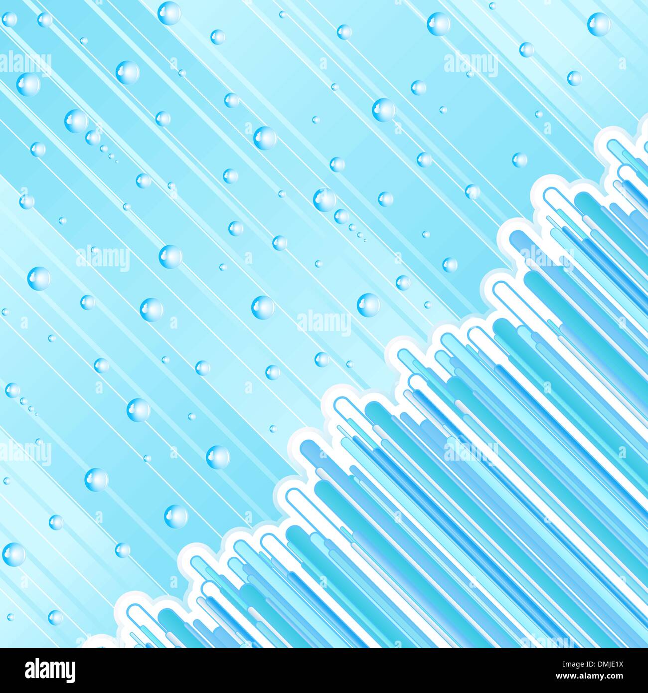 Blue rainy day design corner Stock Vector Image & Art - Alamy