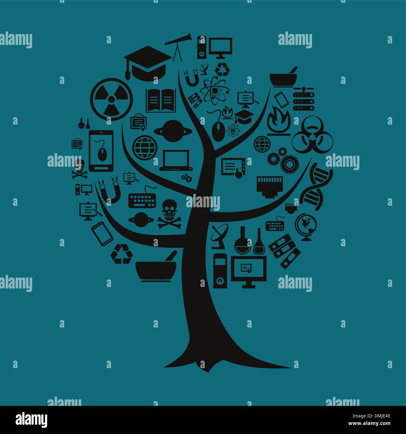 Tree a science Stock Vector Image & Art - Alamy