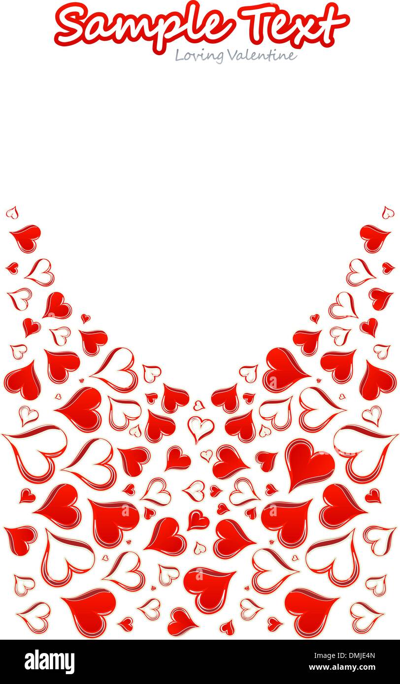 Symbol romantic love beautiful red Stock Vector Images - Alamy