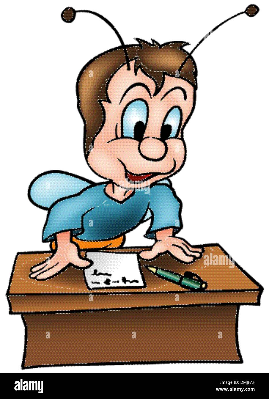 Cartoon illustration beetle in Stock Vector Images - Alamy