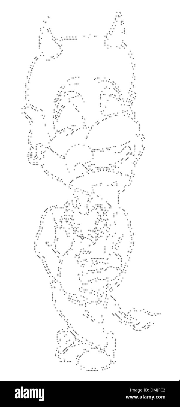 Cartoon devil character Black and White Stock Photos & Images - Alamy