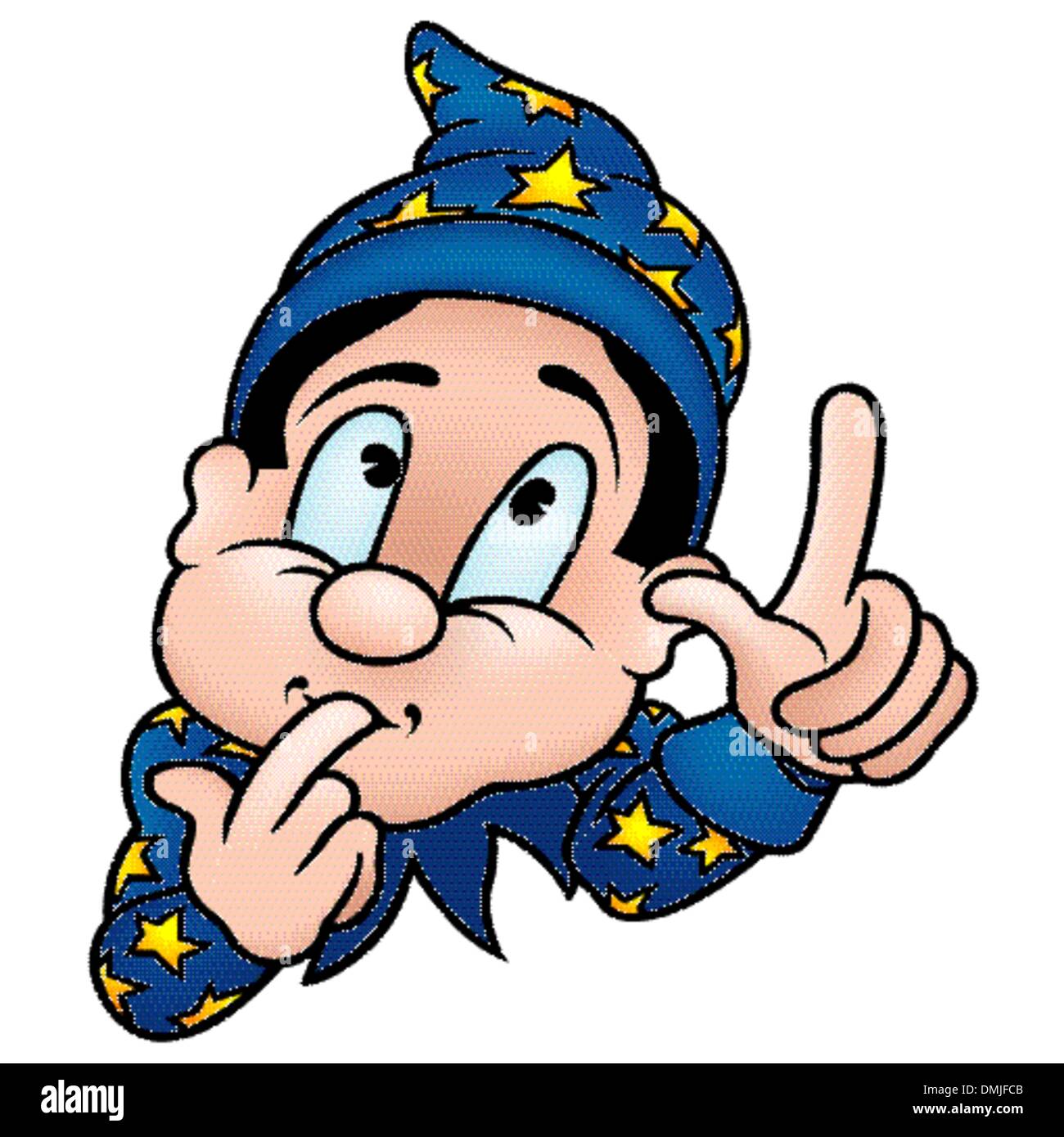 Cartoon wizard Stock Vector Images - Alamy