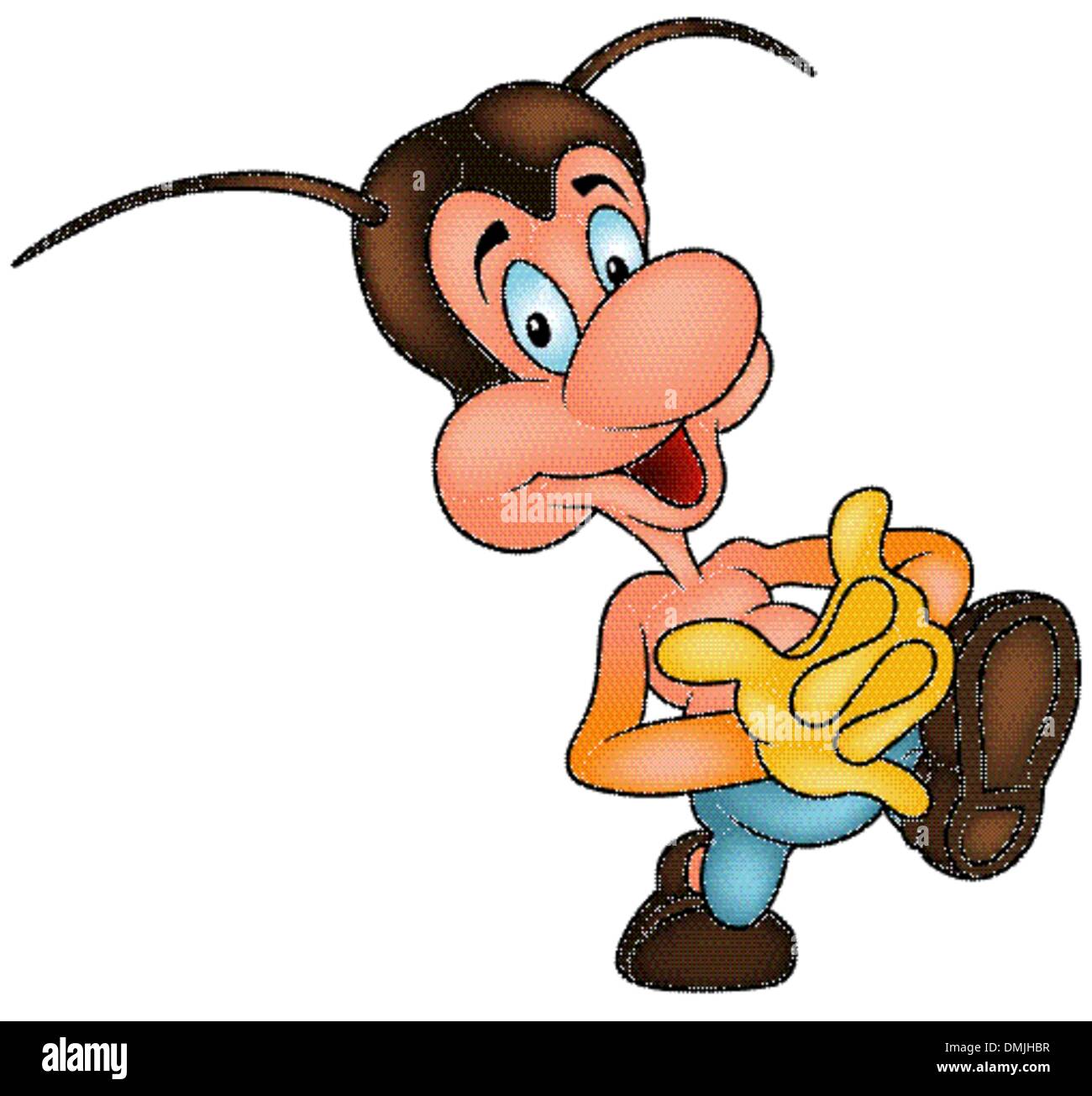 Walking insect Stock Vector Images - Alamy