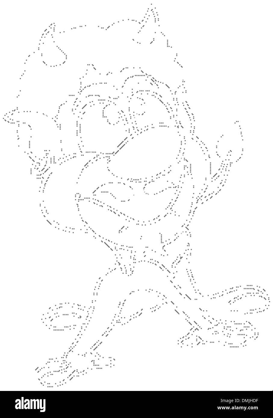 Cartoon devil character Black and White Stock Photos & Images - Alamy