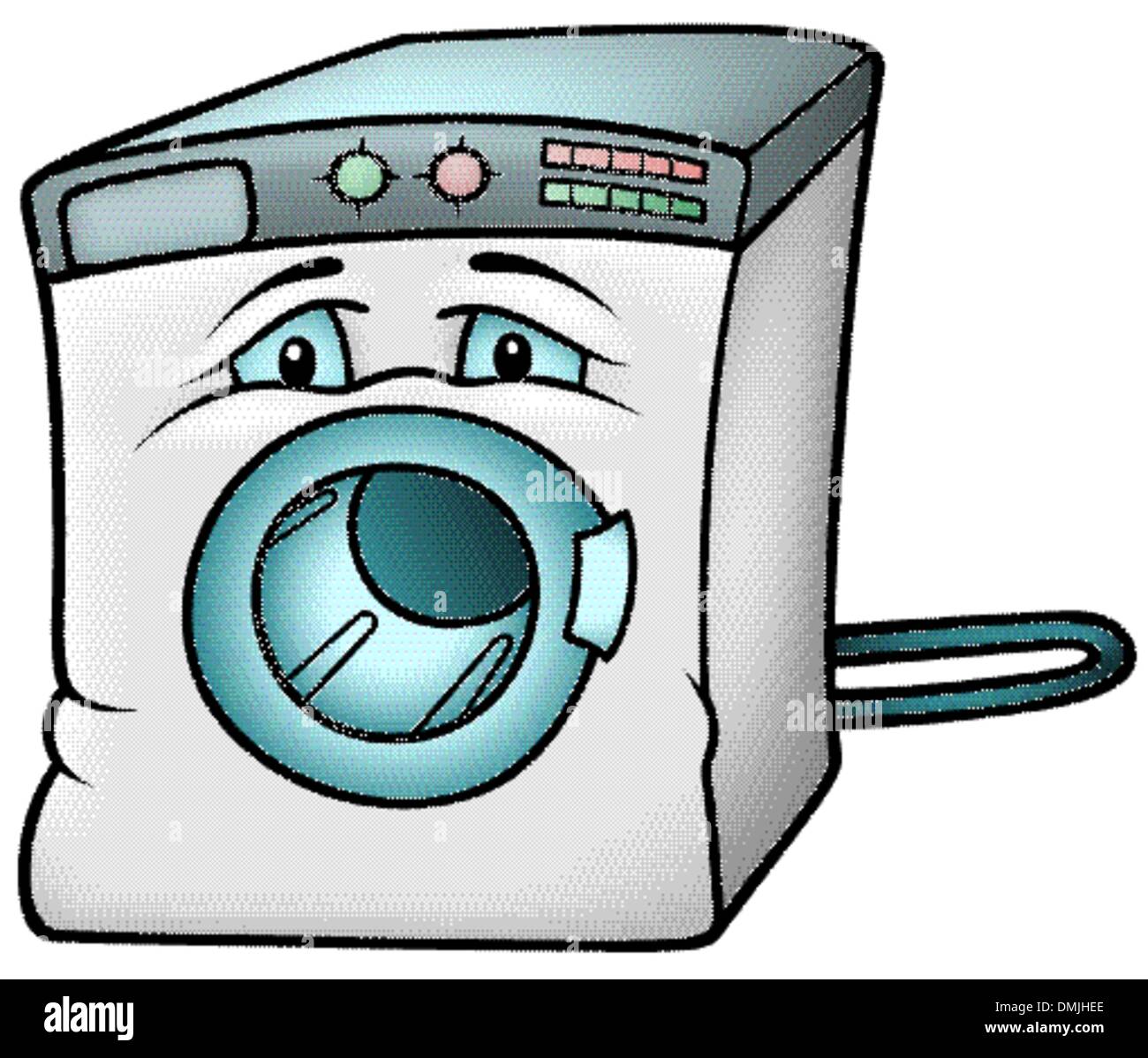 Hand drawn washing machine hi-res stock photography and images - Alamy