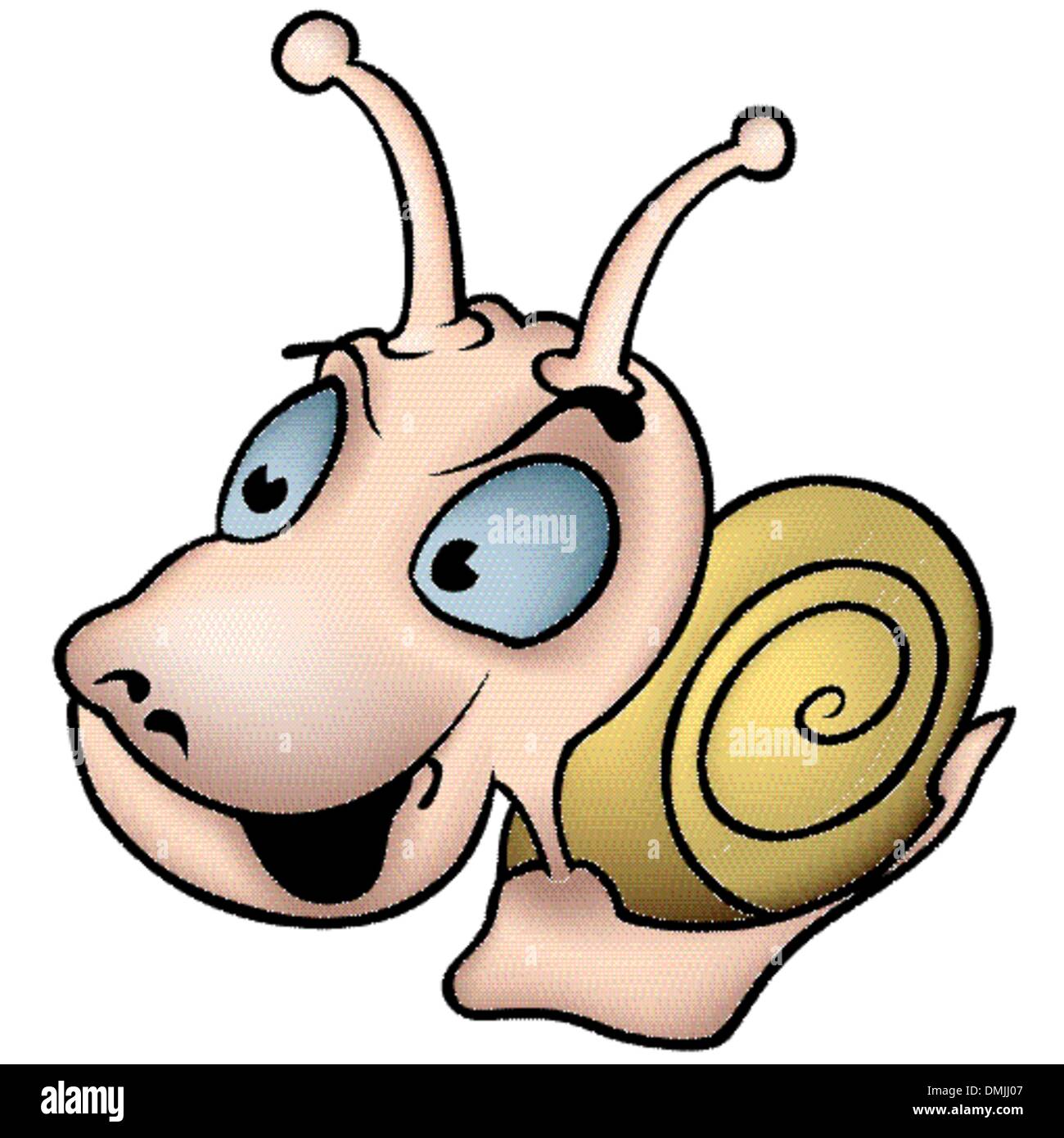 Pink snail hi-res stock photography and images - Alamy