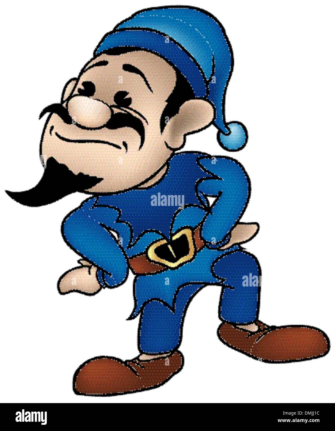 Dwarf blue Stock Vector Images - Alamy