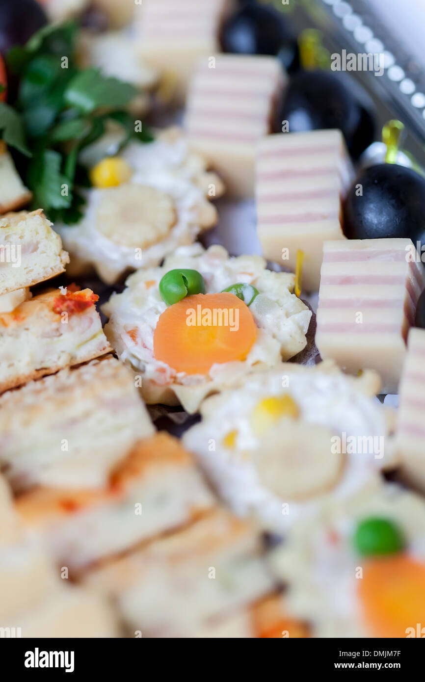 Appetizer snack canape hi-res stock photography and images - Alamy
