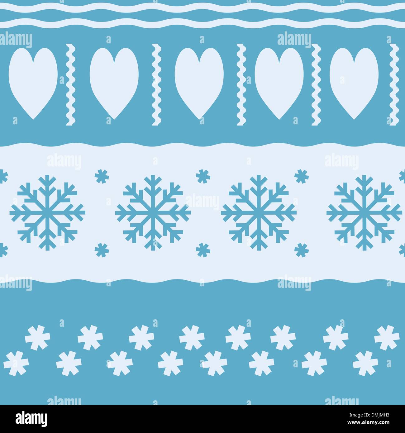 Seamless christmas winter pattern Stock Vector Images - Alamy