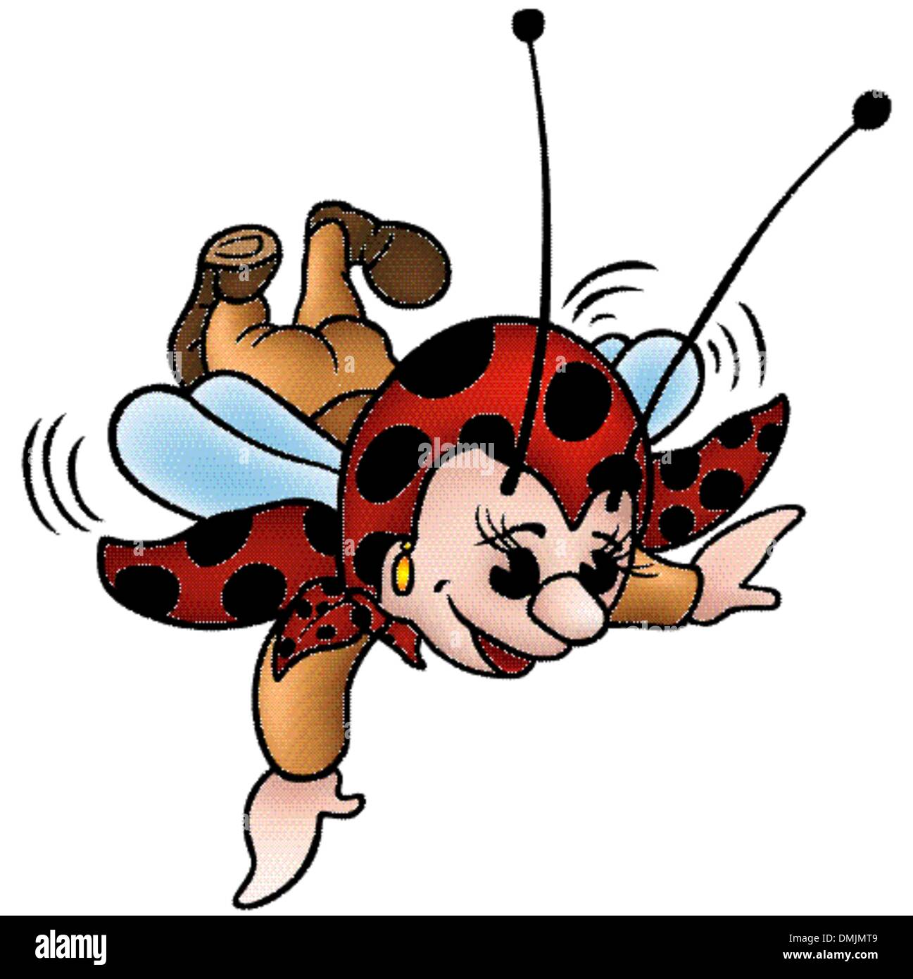 Ladybug drawing Stock Vector Images - Alamy