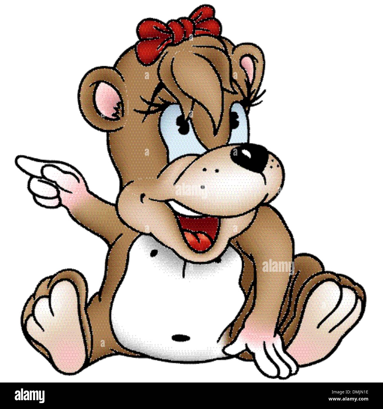 Girl cartoons hi-res stock photography and images - Alamy