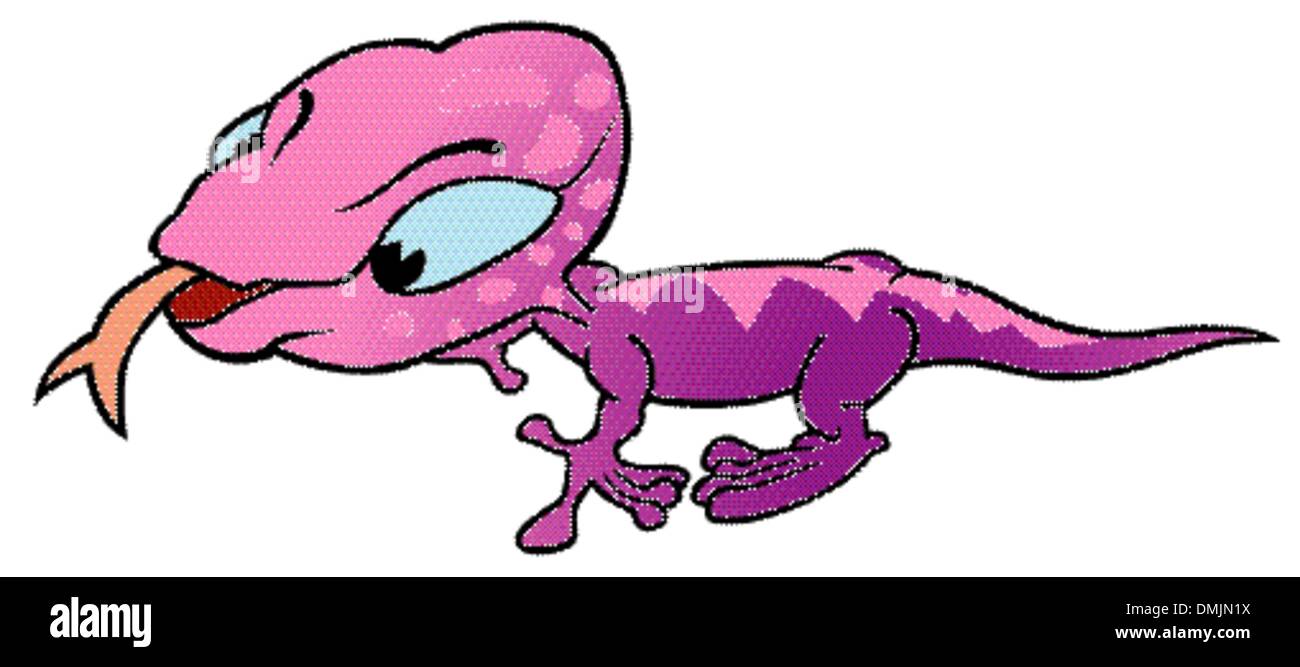 Lizard hand illustration hi-res stock photography and images - Alamy