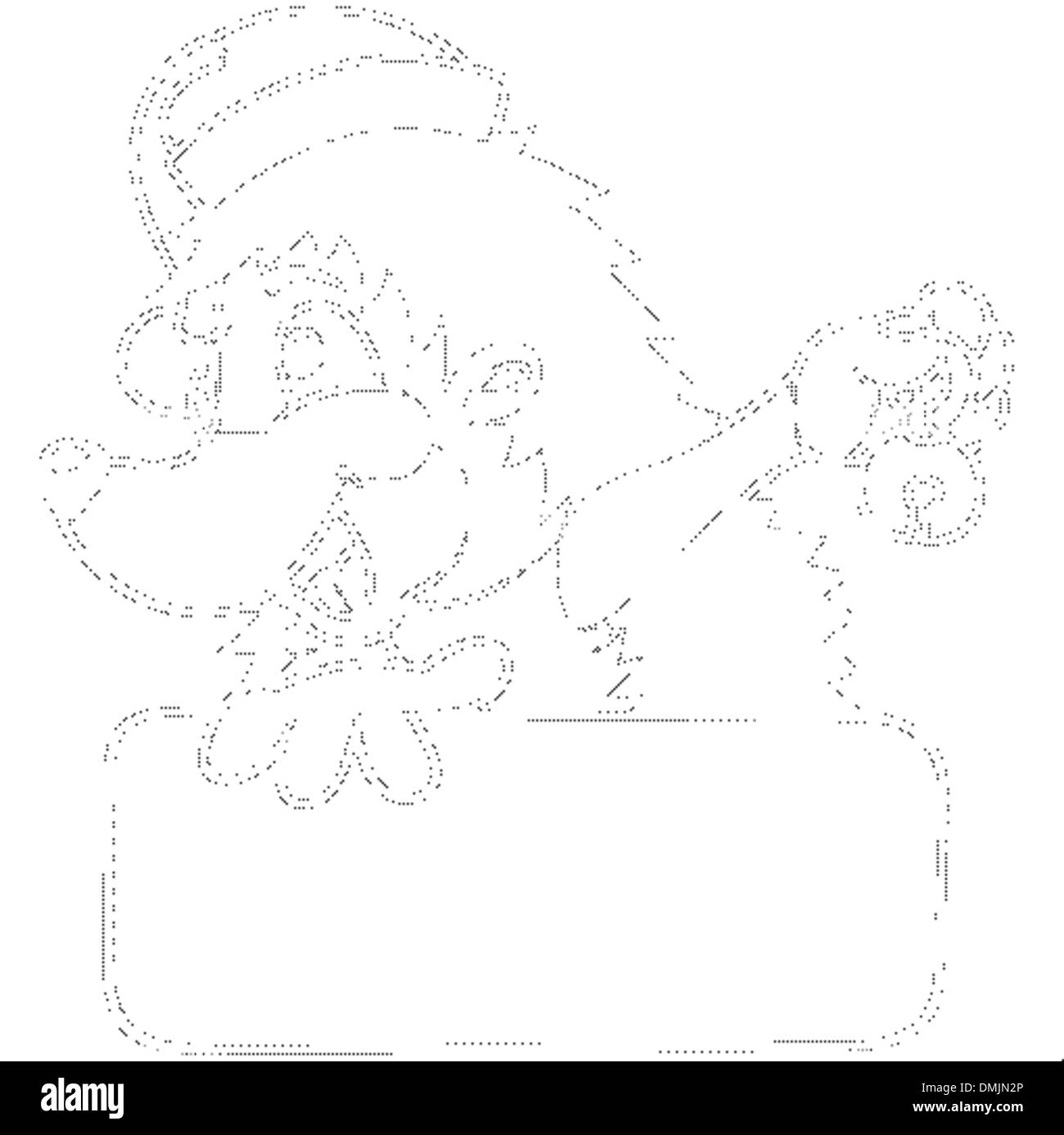 Cartoon character christmas bell Cut Out Stock Images & Pictures - Alamy