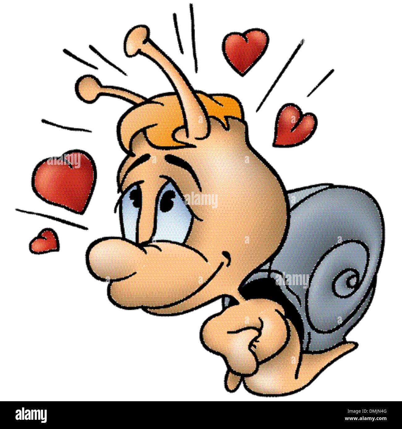 Love snail Stock Vector Images - Alamy