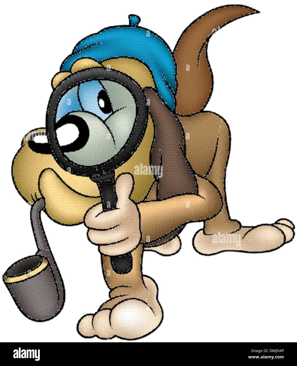 Police dog search Stock Vector Images - Alamy