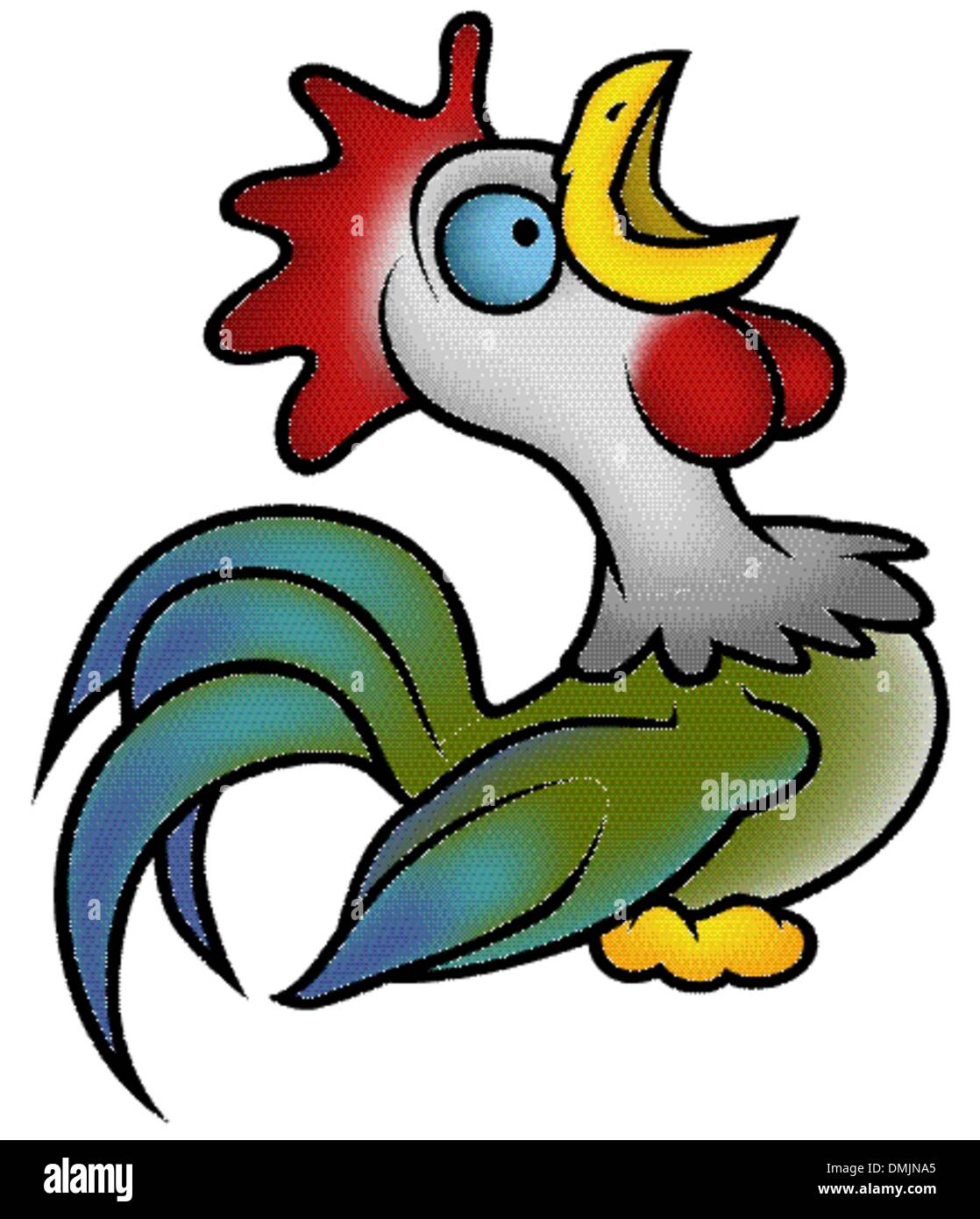 Rooster Cartoon High Resolution Stock Photography and Images - Alamy
