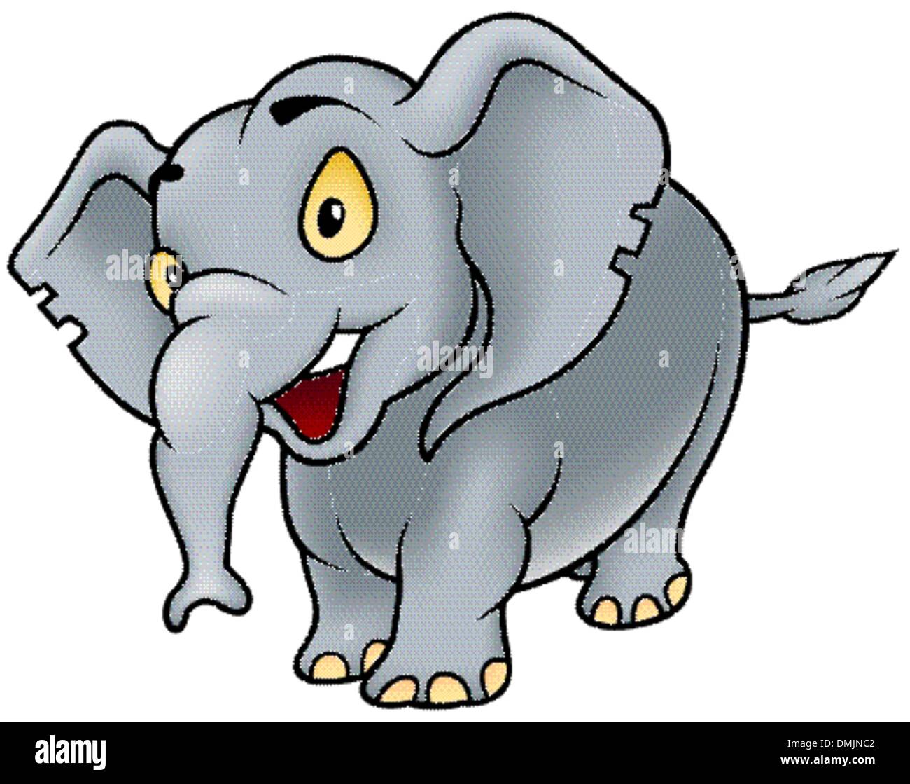 Elephant vector illustration Stock Vector Images - Alamy