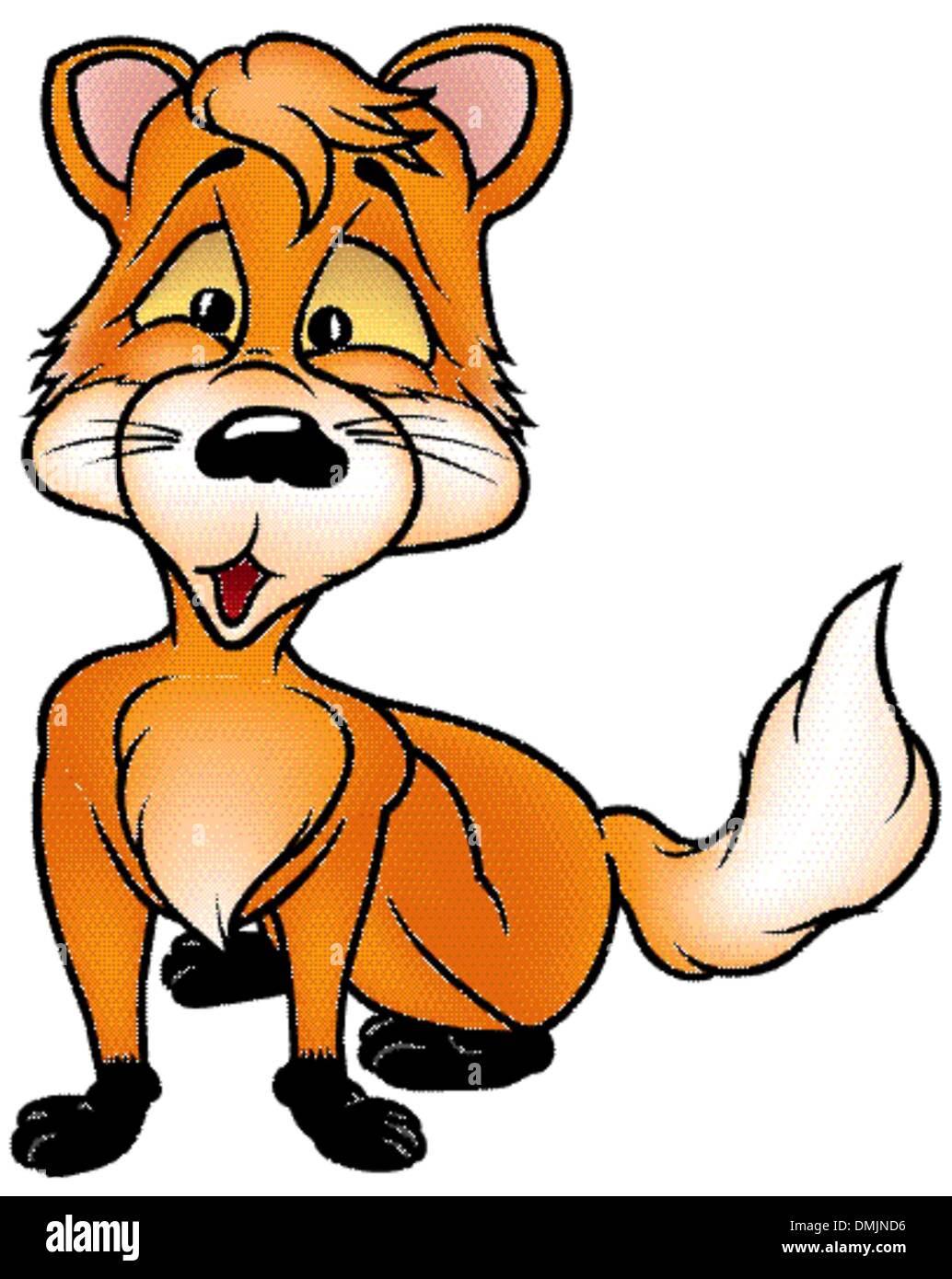 Fox cartoon clipart hi-res stock photography and images - Alamy