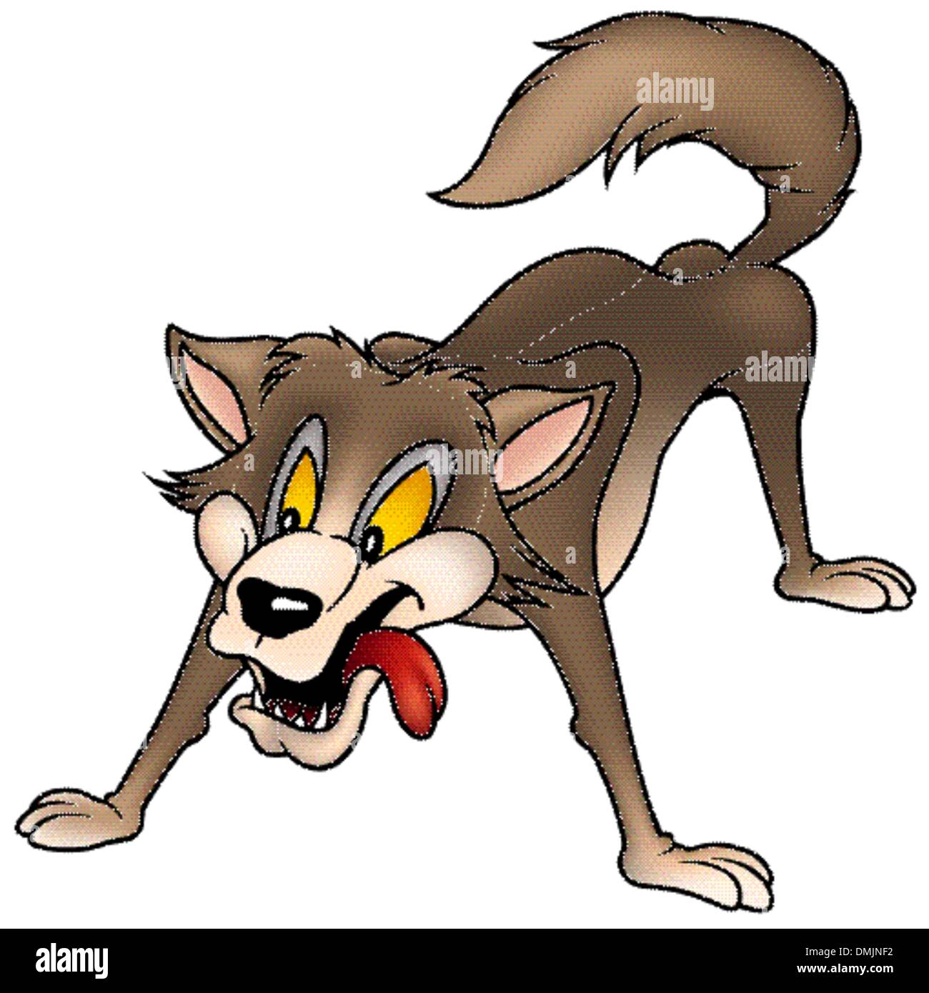 Wolf character hi-res stock photography and images - Alamy