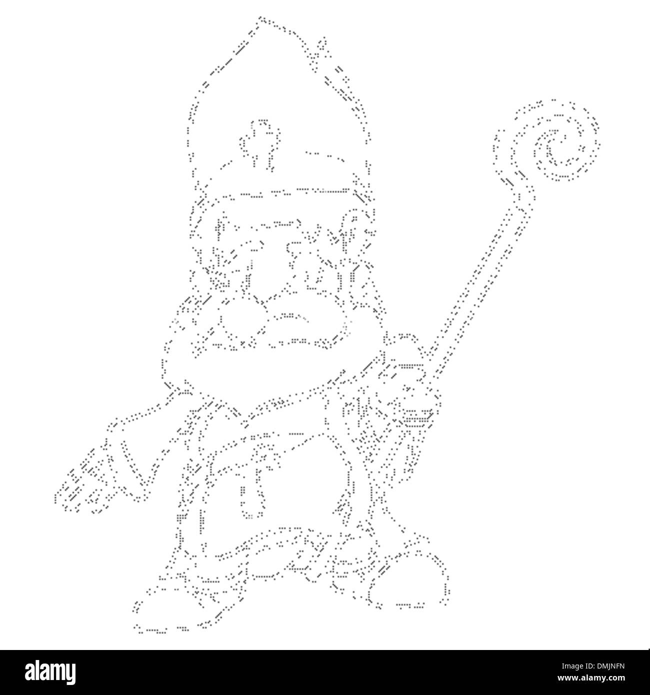 Saint drawing Stock Vector Images - Alamy