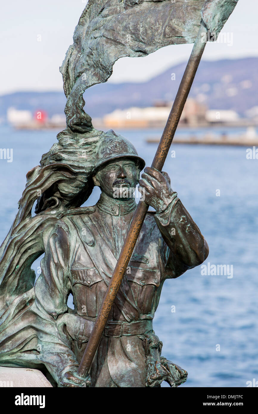 Statues In Trieste Italy Stock Photos & Statues In Trieste Italy Stock ...