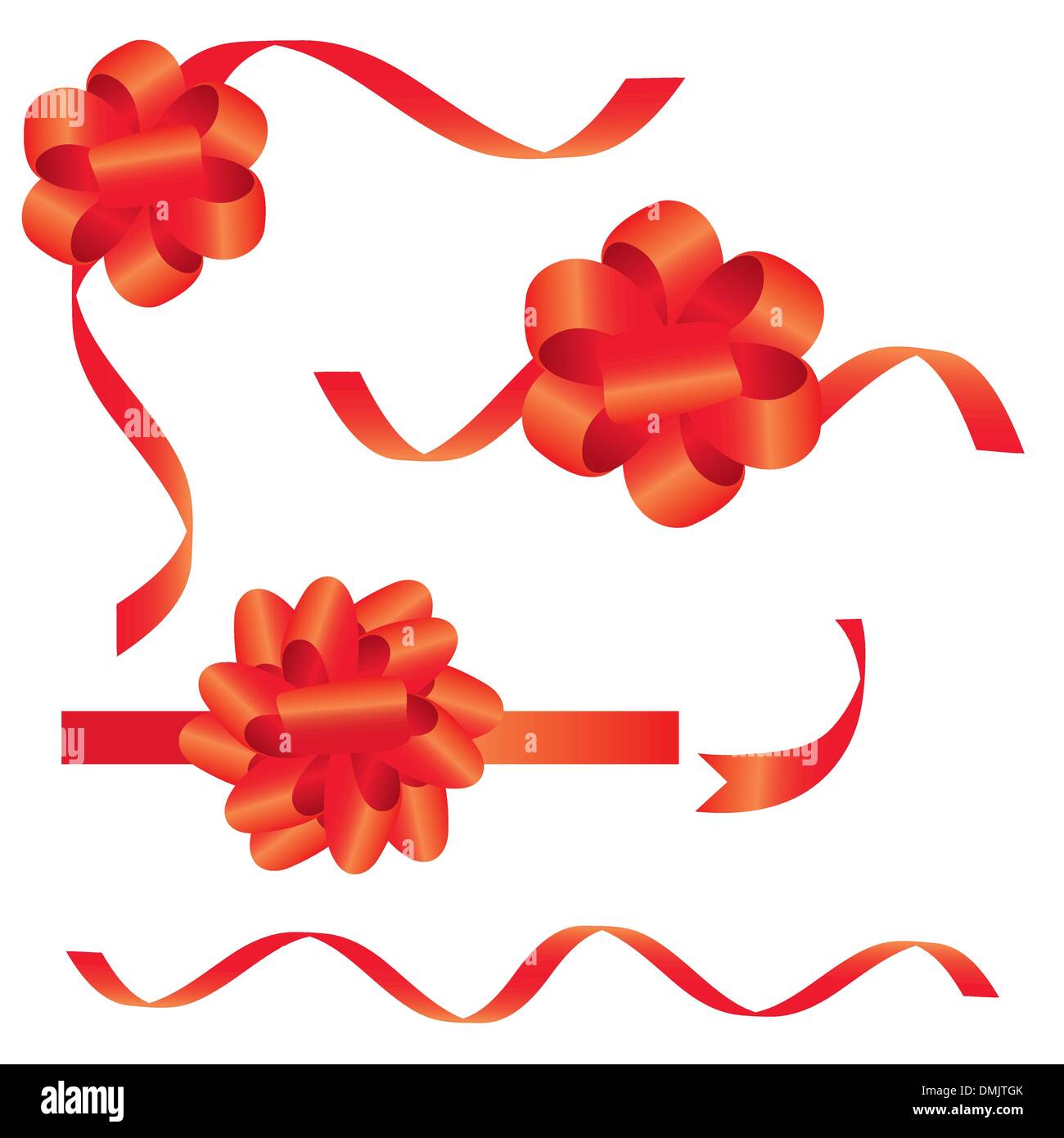 vector red bow Stock Vector Image & Art - Alamy