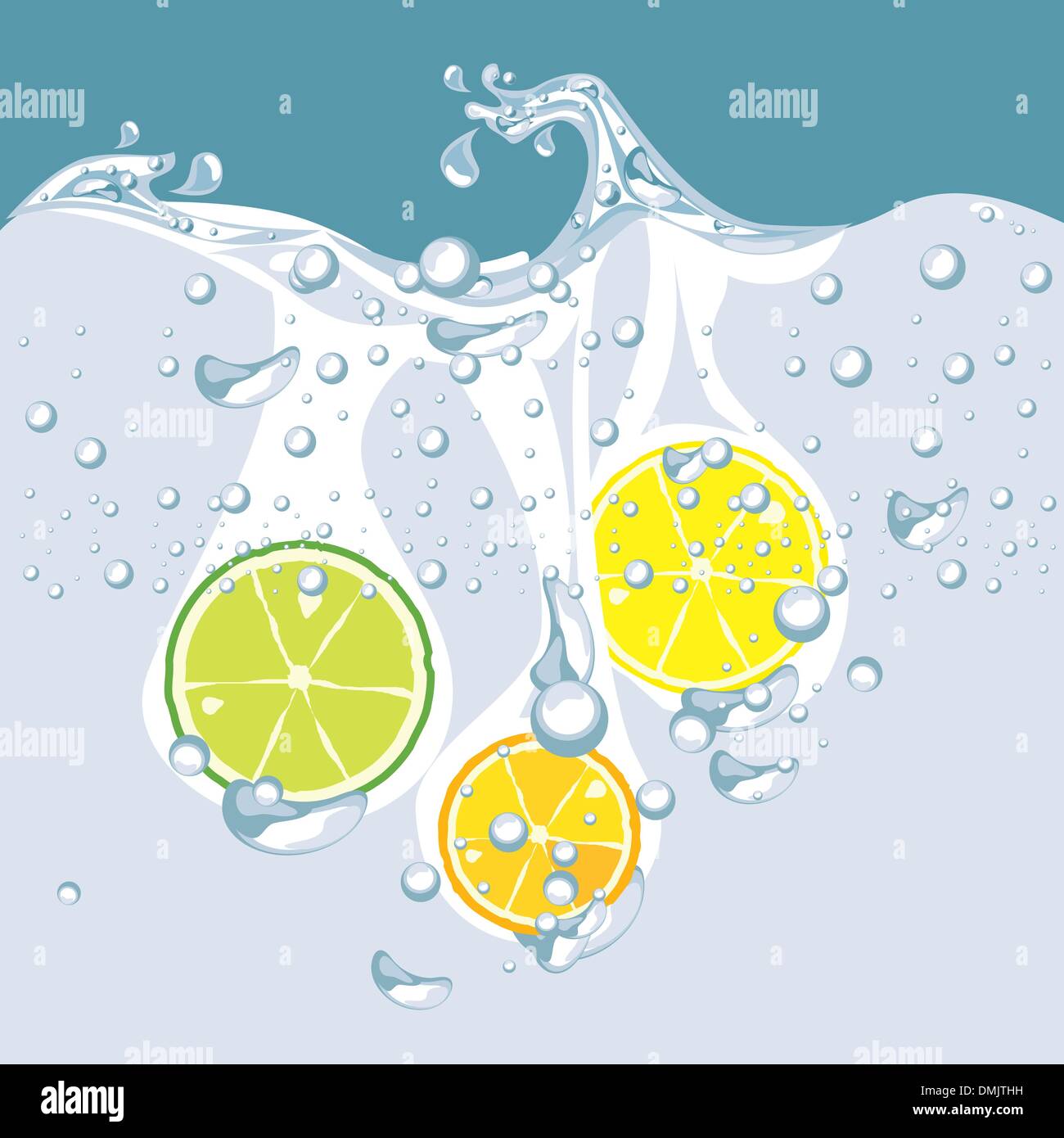 Underwater citrus Stock Vector Images - Alamy