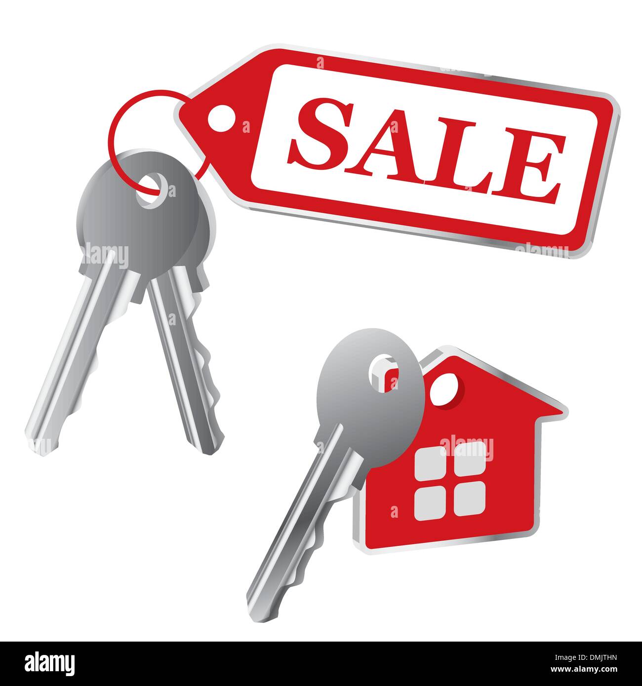 Vector keys on a white background, the sale Stock Vector Image & Art ...