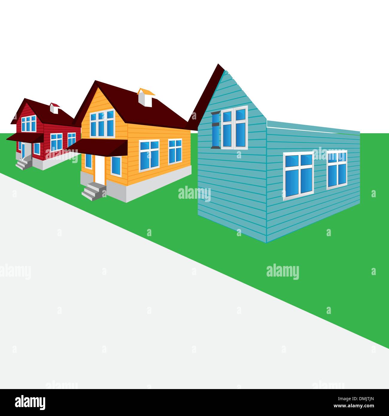 Contemporary architecture architecture Stock Vector Images - Alamy