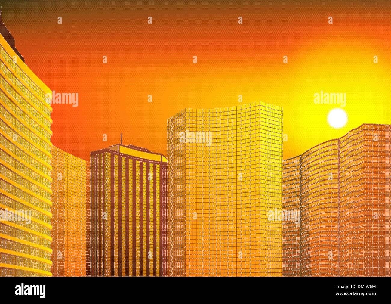 Highrise skyscraper Stock Vector Images - Alamy