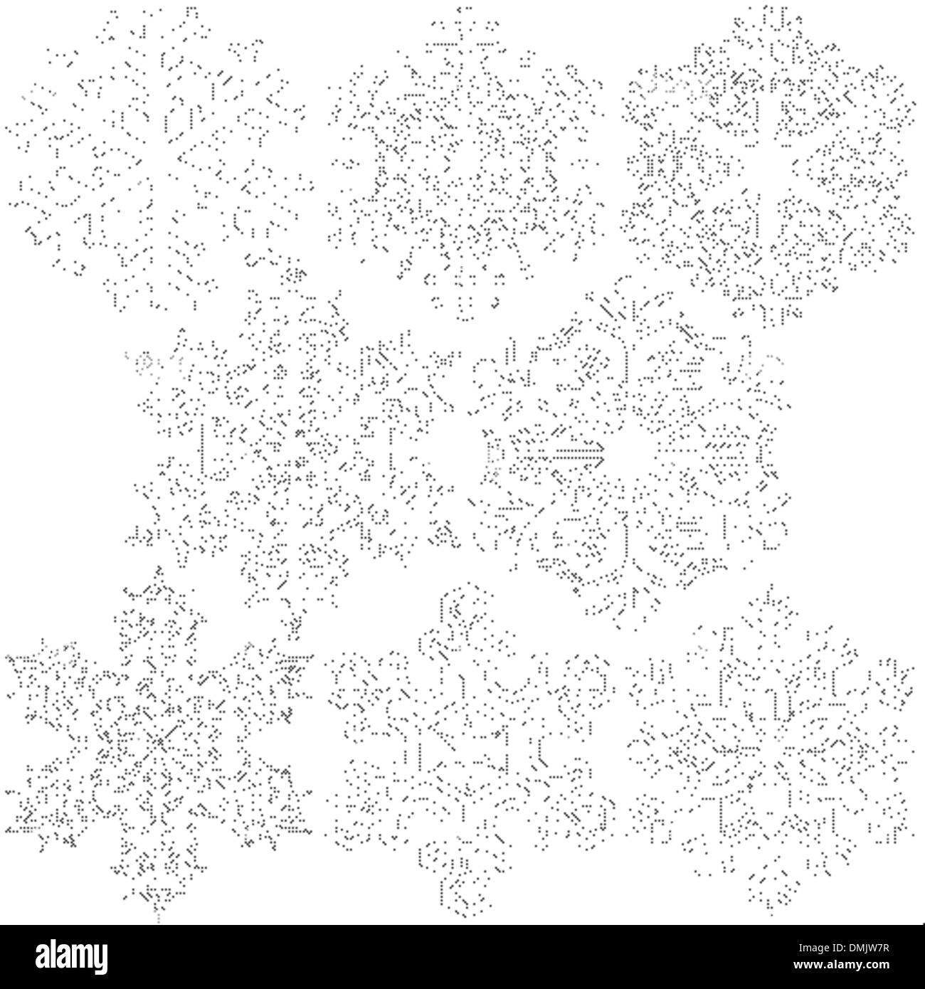 Snowflake ornament clipart Black and White Stock Photos & Images - Alamy