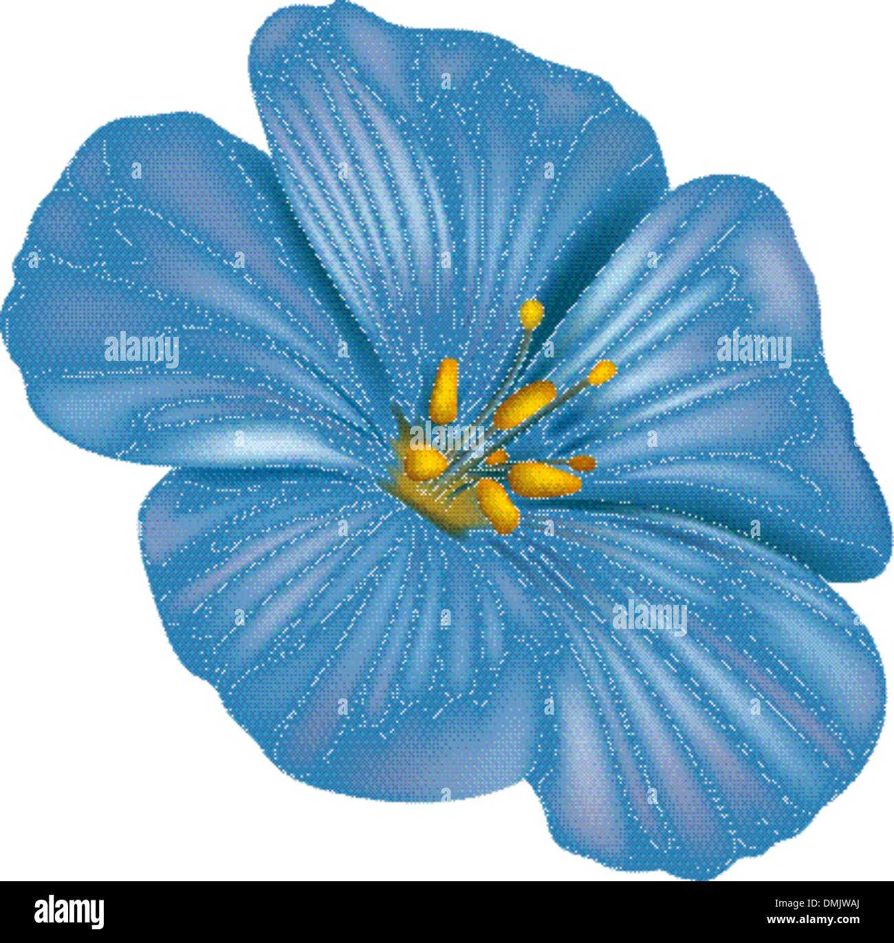 Blue flower Stock Vector Images - Alamy